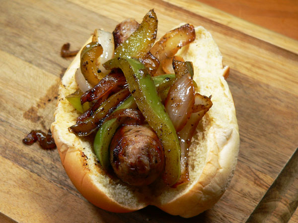 Sausage Dogs with Peppers and Onions Recipe – Taste Of Southern